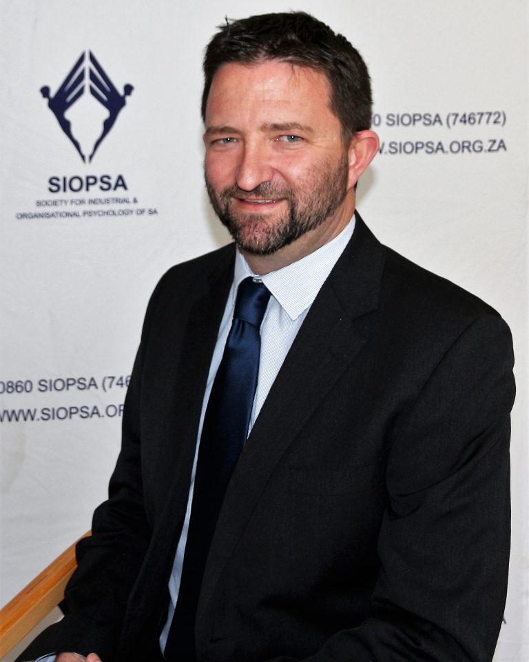 Evalex's David Bischof at the 2018 Unisa Consulting Psychology ...