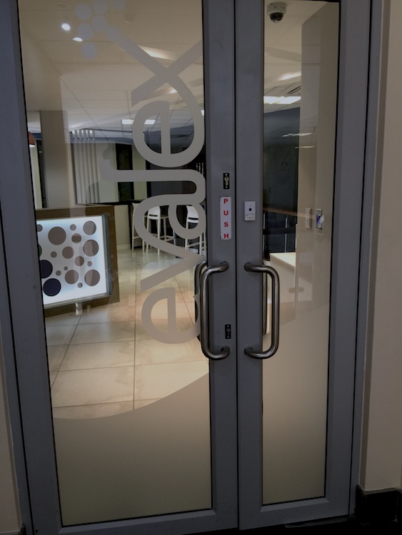 evalex new home front door branding - Evalex